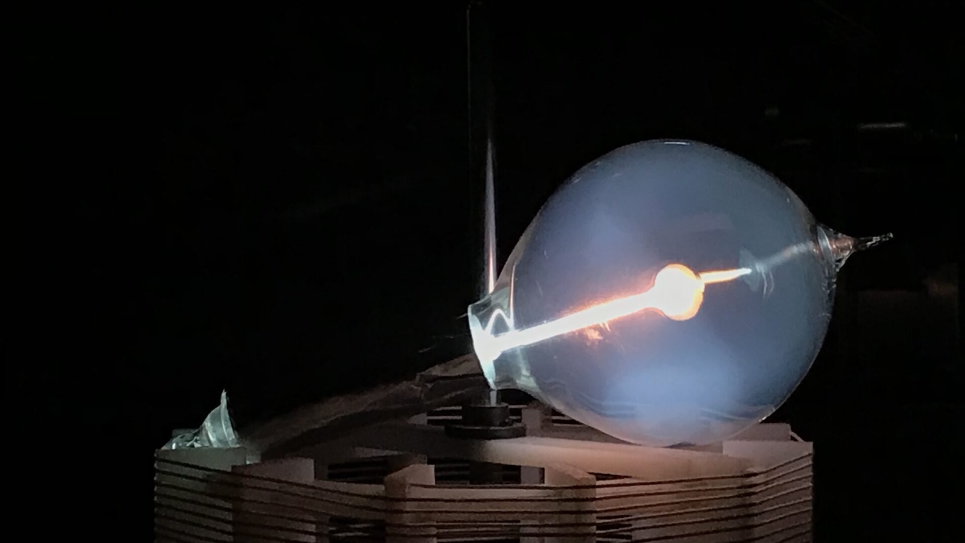 Finalized Prototype of Tesla Brush Bulb - G.G. Brock Laboratories